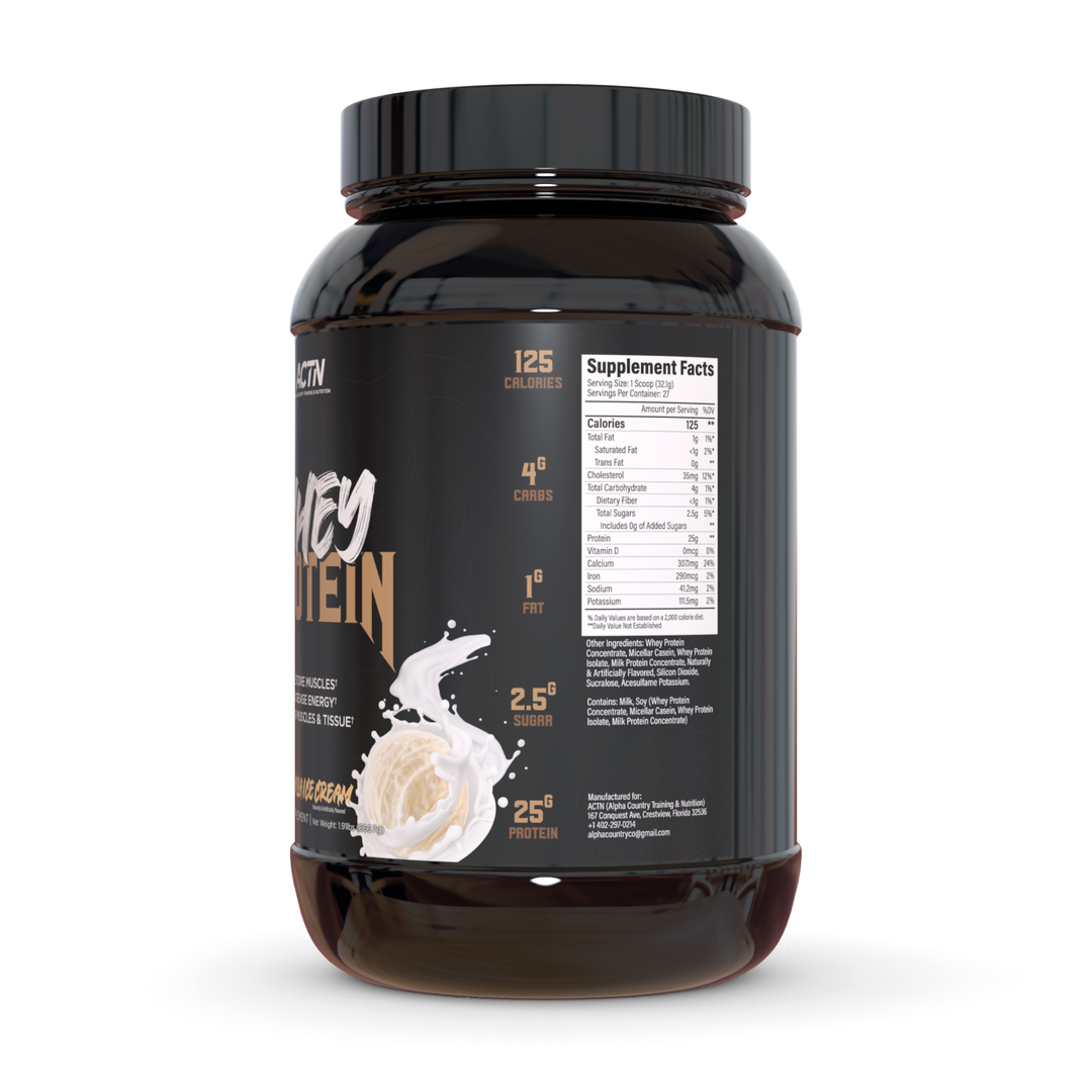 WHEY PROTEIN | POST WORKOUT – Alpha Country Training + Nutrition